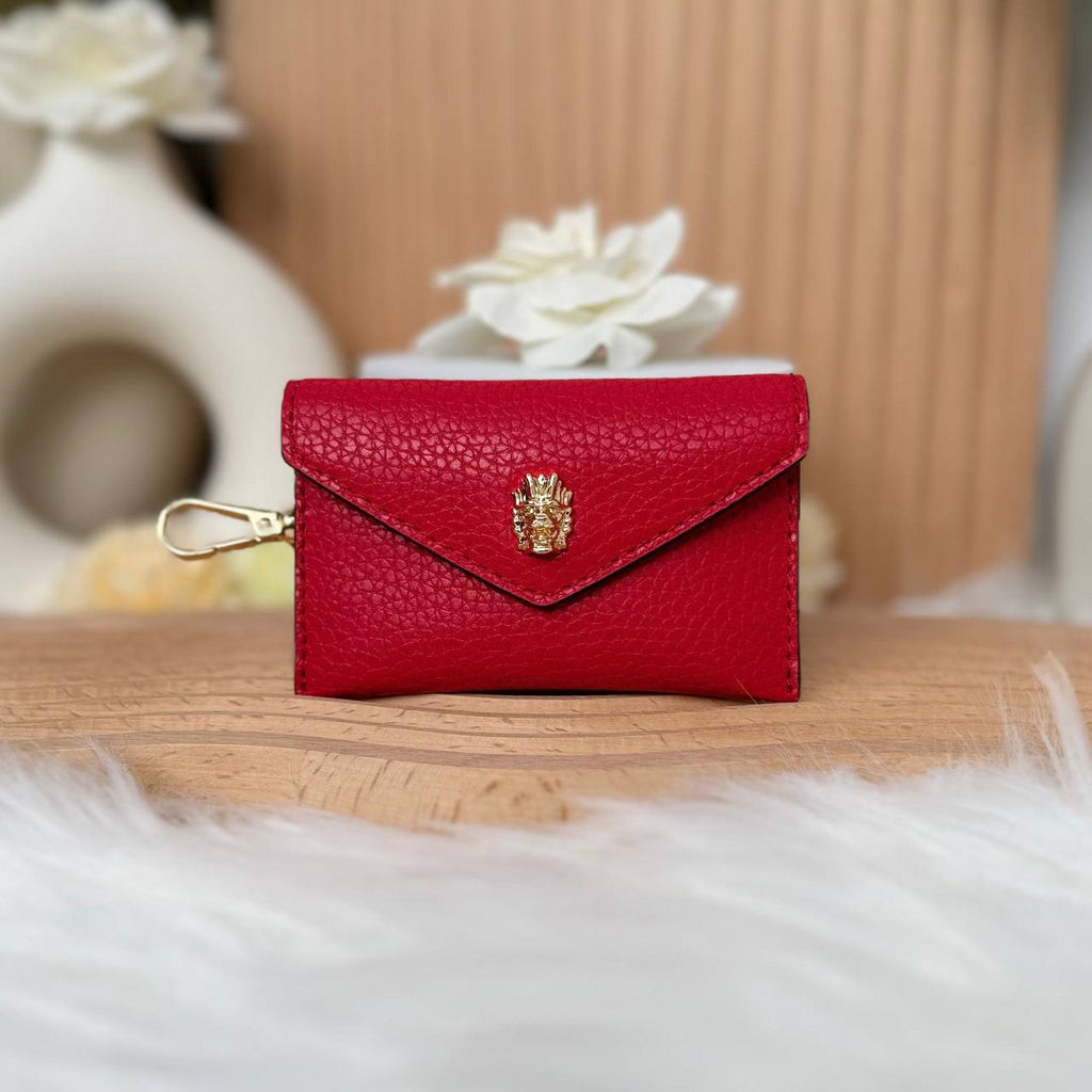 [READY STOCK MY] MK Small Envelope Clip On Pouch in Bright Red ...