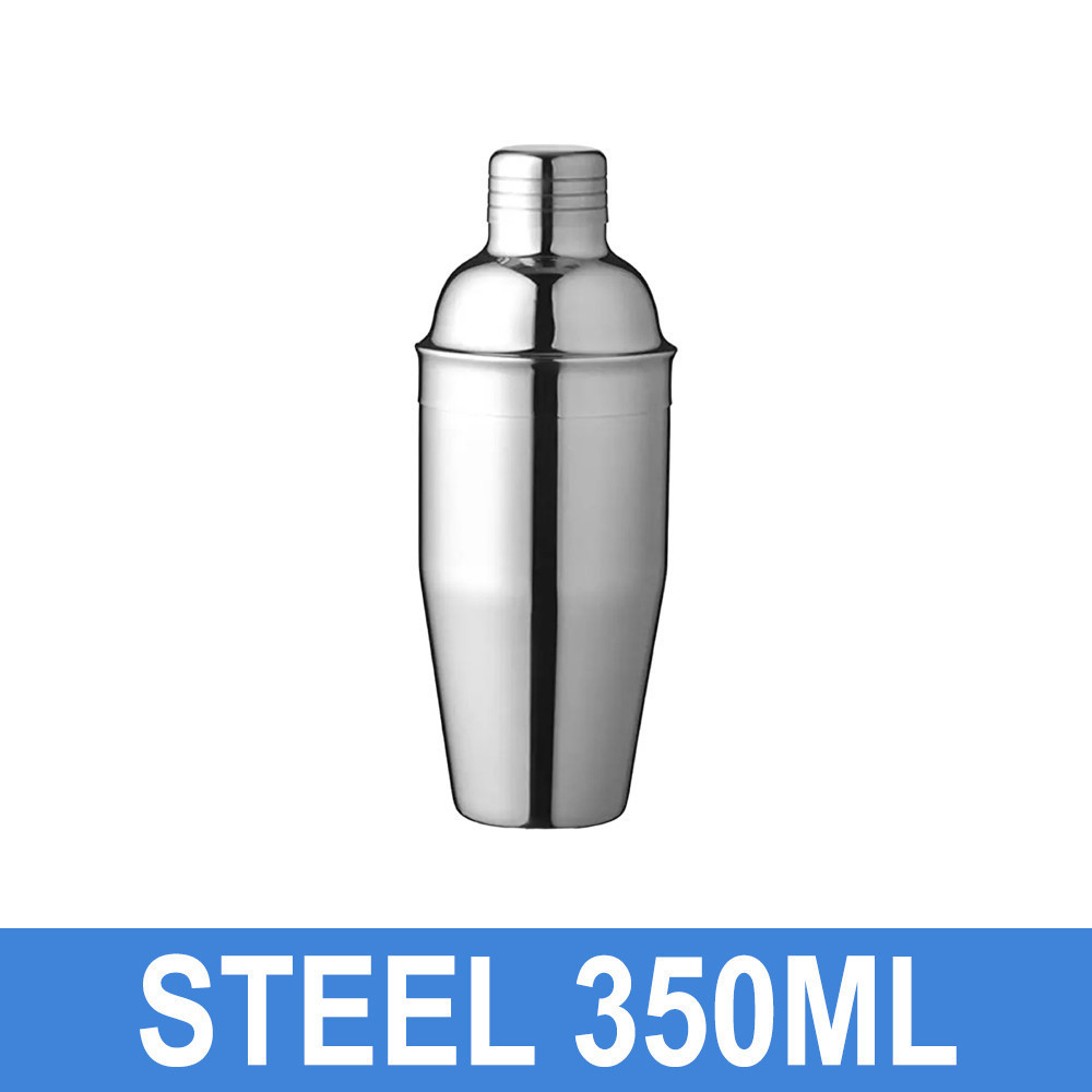 BREWISH Glass Stainless Steel Cocktail Shaker Bartender Tools Drink ...