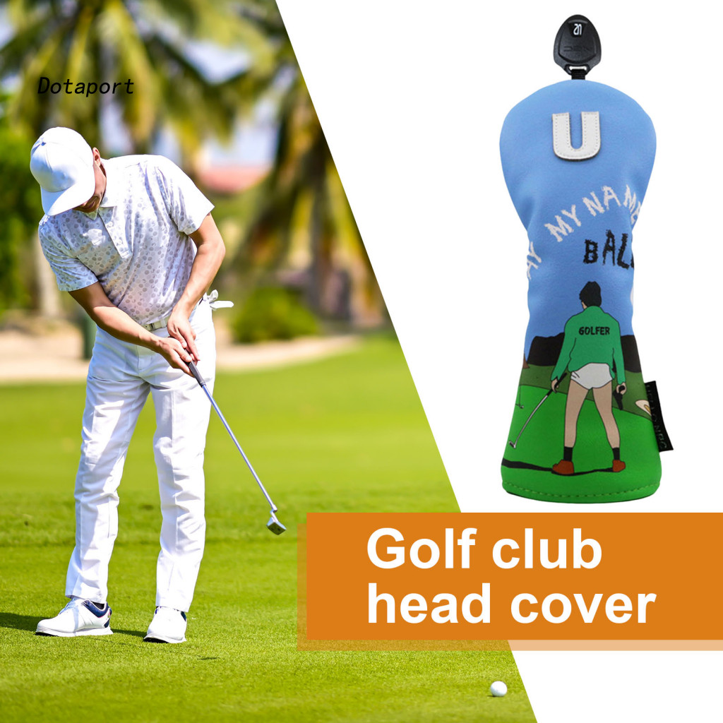 Cartoon Print Golf Putter Cover Cartoon Design Putter Cover Cartoon ...
