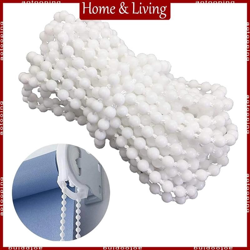 AOTO 10 Meters Plastic Roller Blind Roman Vertical Shade Beaded Chain ...