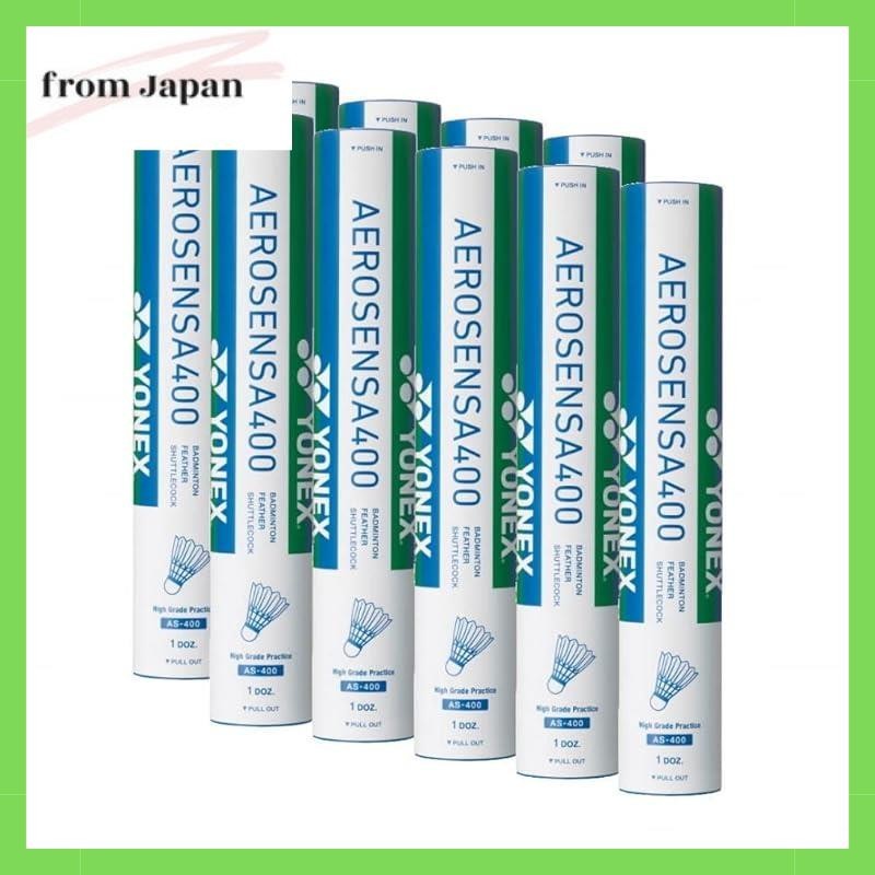 Yonex Badminton Practice Shuttlecock Aero Sensor 400 #4 AS400 10 dozen ...
