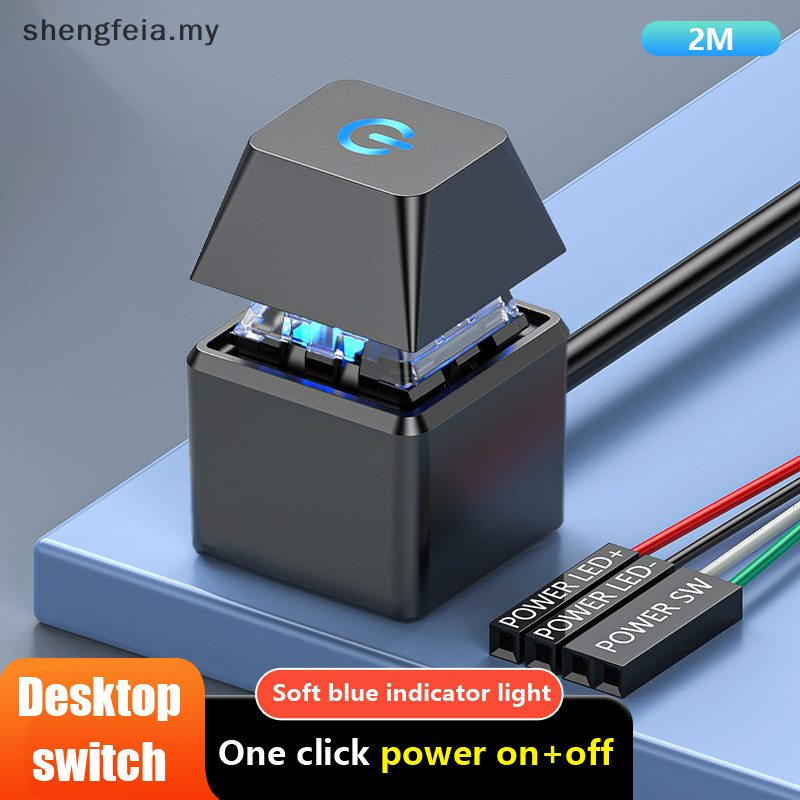[shengfeia] 2 Meters LED Light Computer Desktop Power Switch PC ...