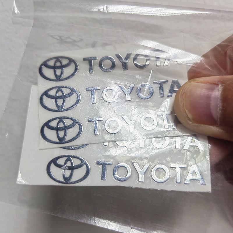 Toyota Logo Creative Metal Decoration Waterproof Sticker for Toyota ...