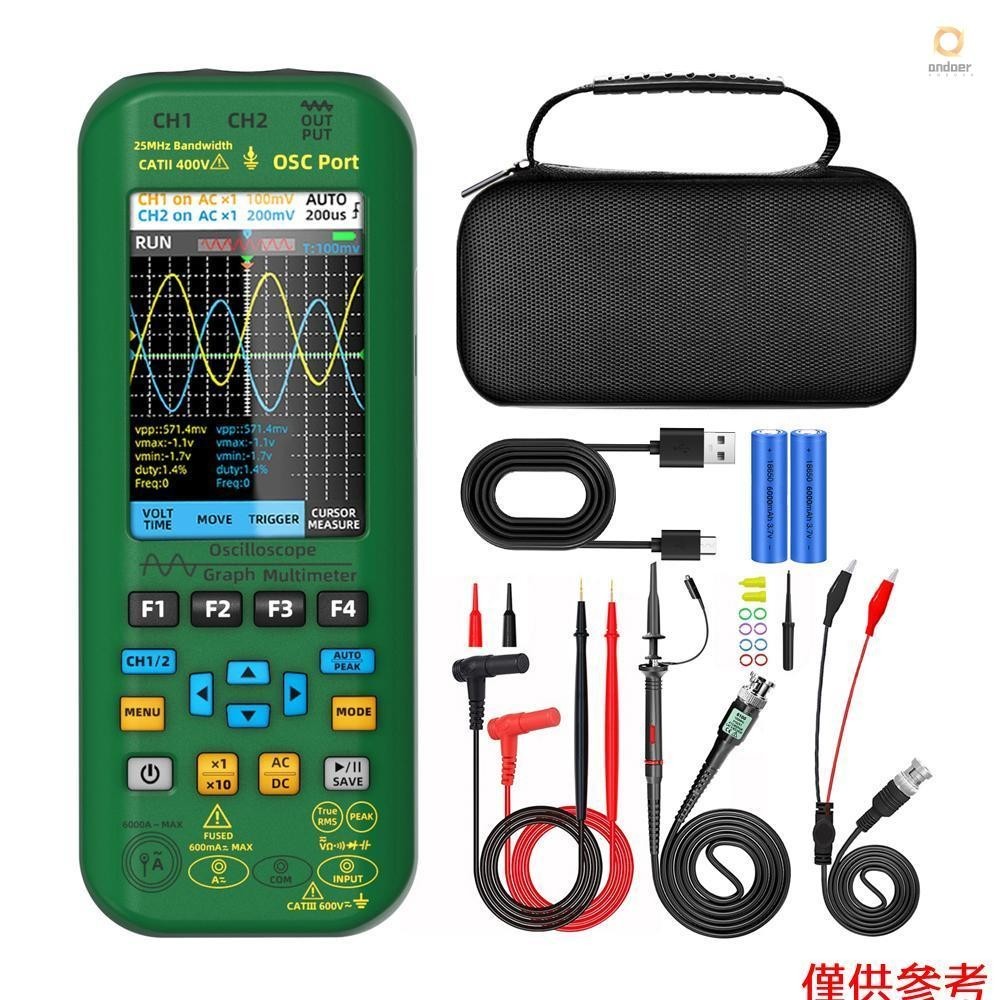 BSIDE 3in1 Handheld Graph Multimeter Oscilloscope Signal Source 3.98 ...