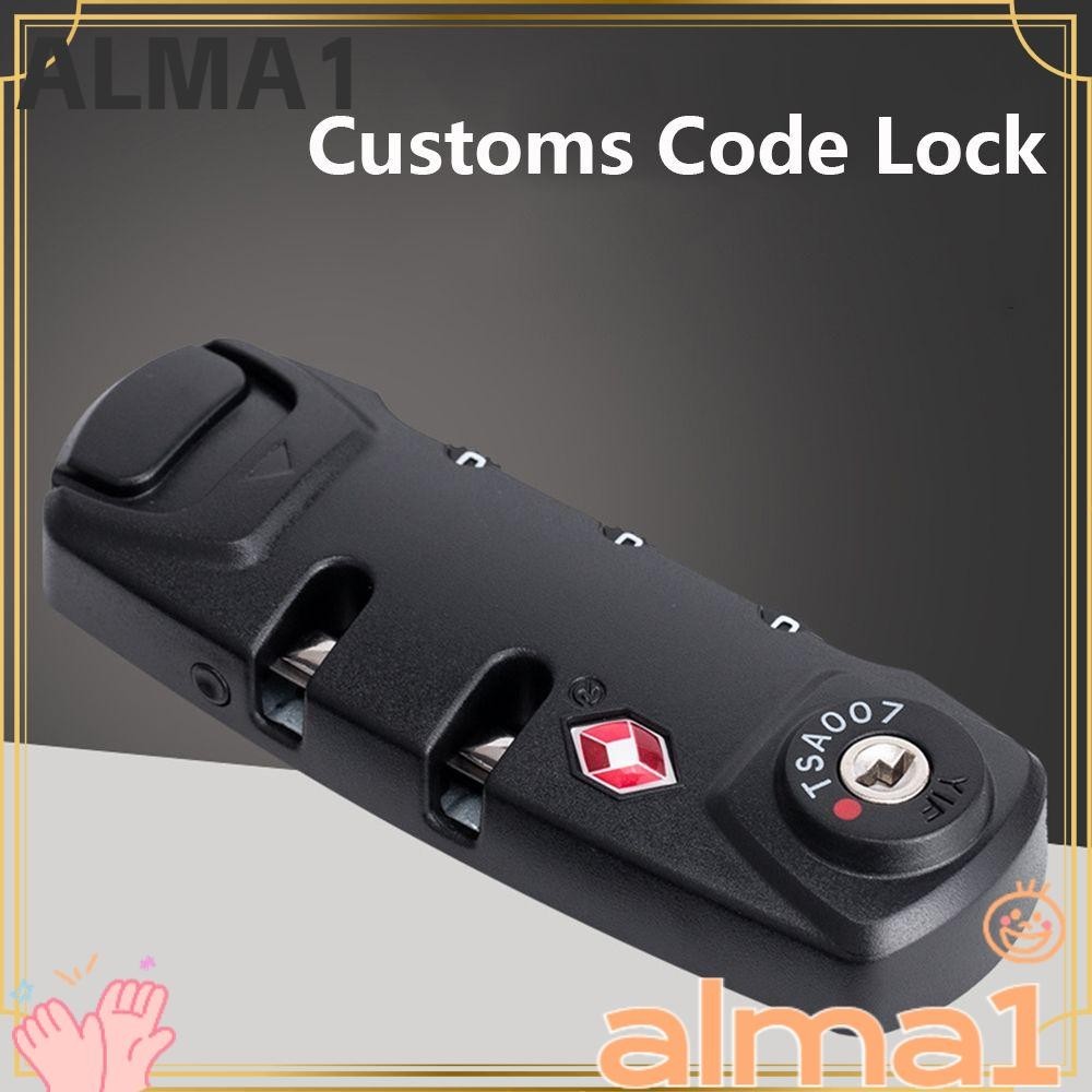 ALA TSA 3 Digit Password Lock High Security Padlock Locker Travel ...
