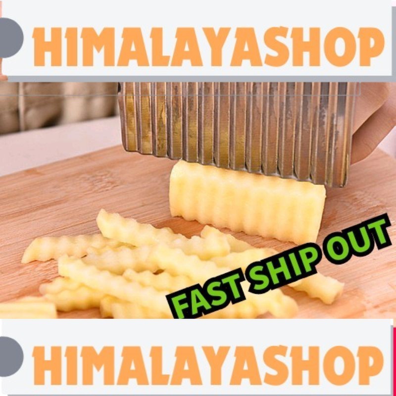 Quality Stainless Steel Potato Chip Vegetable Crinkle Wavy Cutter ...