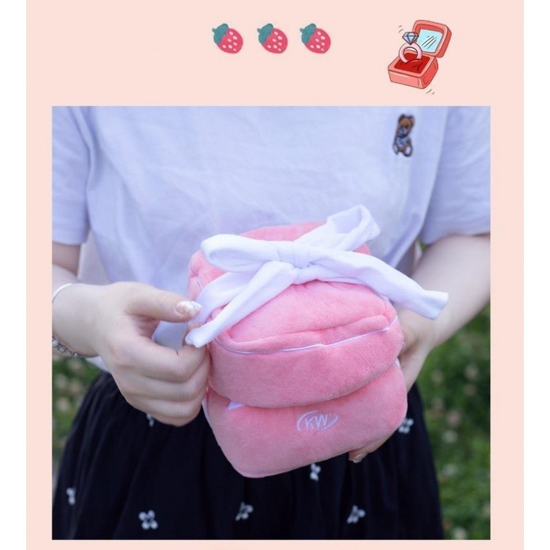 Couple Plush Diamond Ring Box Gift Surprise Plush Toys Proposal props ...