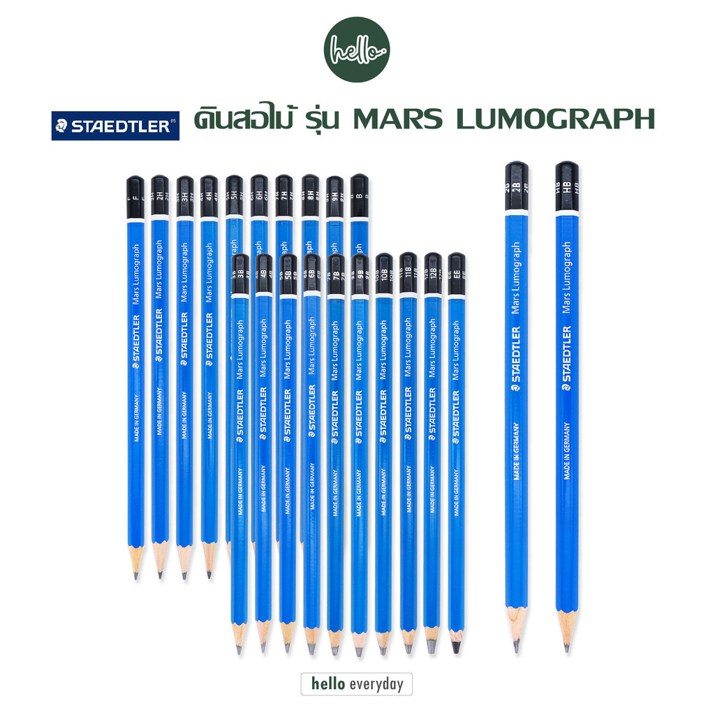 Staedtler-Mars Lumograph Exam Pencils 100 (1 Stick) | Shopee Malaysia