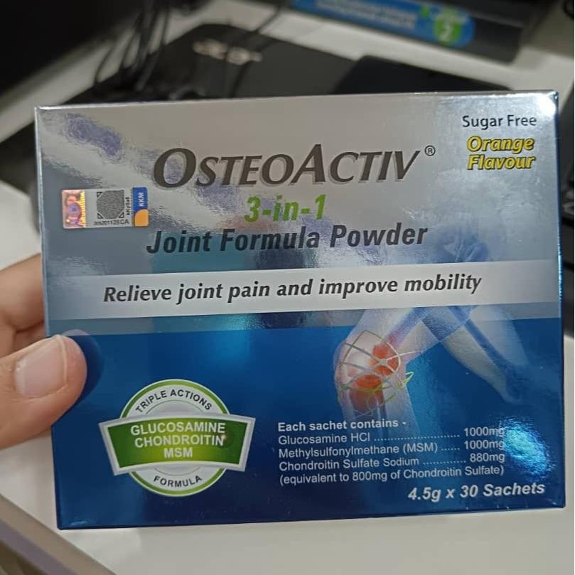 OSTEOACTIV 3IN1 JOINT FORMULA (SUPPLEMENT UNTUK SENDI) 30'S | Shopee ...
