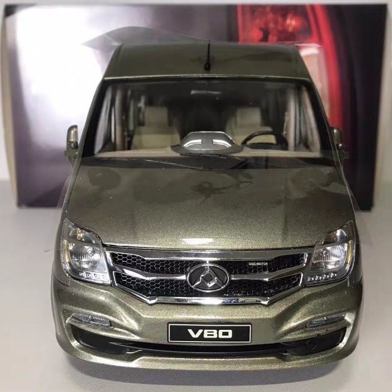 Original Factory 1: 18 Scale Shangauto Chase V80 Old Business Vehicle MPV Van Car Model Out of ...