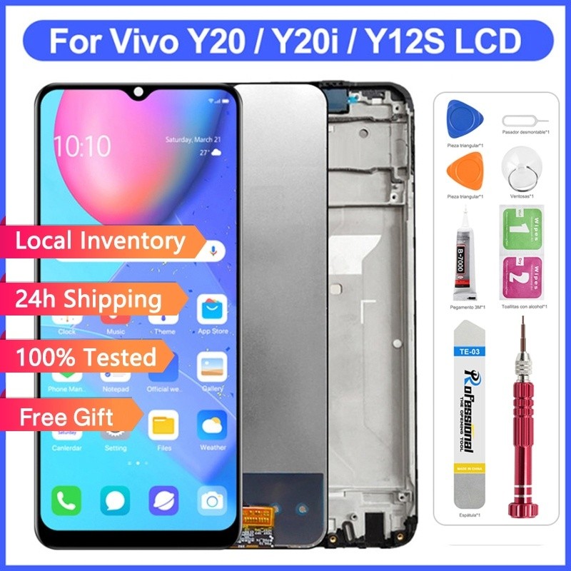 Original LCD for VIVO Y20/Y20i/Y20S/Y12S/Y12A/Y15A/Y15S LCD Display ...