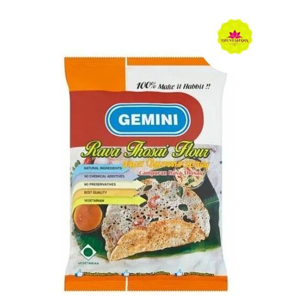 Gemini Rava Thosai Flour 500g | Shopee Malaysia