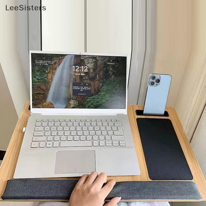 LeeSisters Laptop Bed Working Desk With Wrist Cushions Portable Car ...