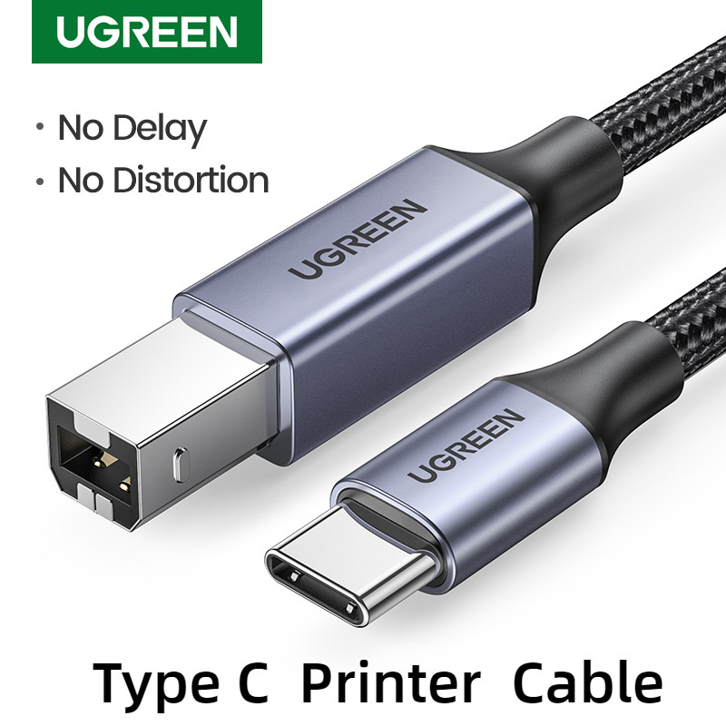 UGREEN UsbC to Usb2.0 Printer Cable Braided Printer Scanner Cord For ...