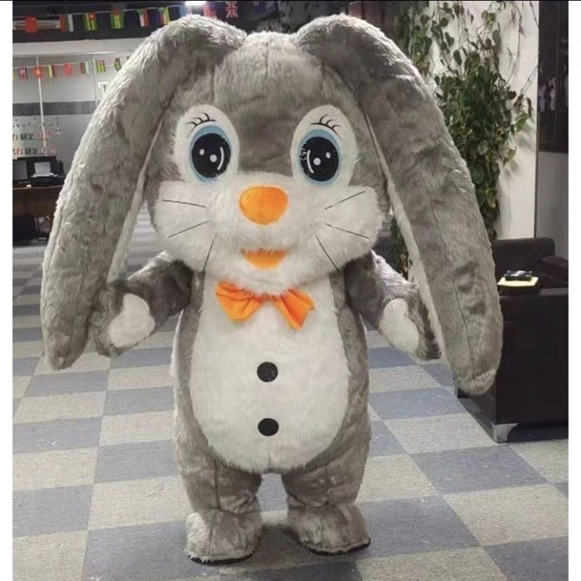 Inflatable Rabbit Cartoon Doll Costume Adult Event Performance Props ...