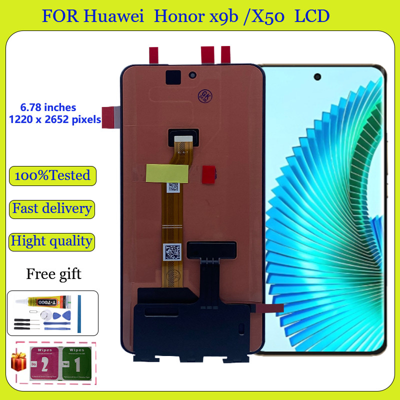 Original AMOLED For Honor X9b Honor X50 LCD Display Touch Screen With ...