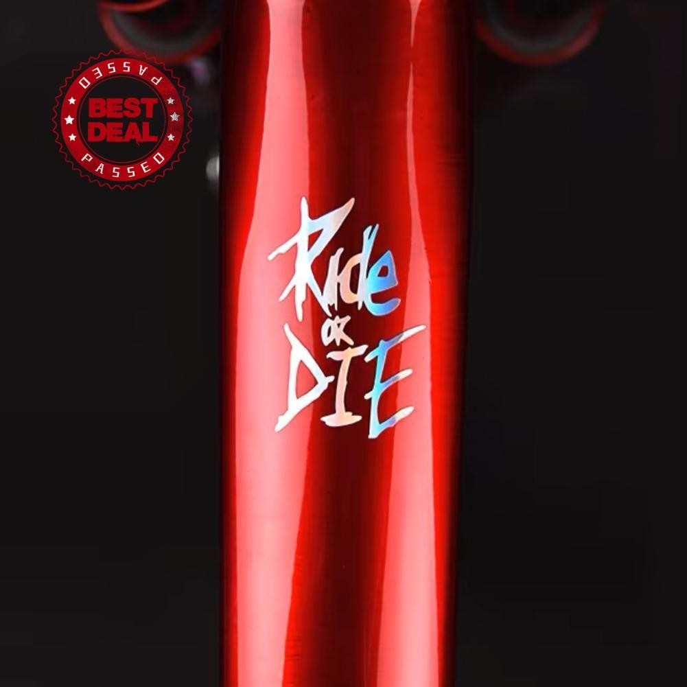 Bike Frame Sticker Ride Or Die Top Tube Sticker Decorative Stickers ...