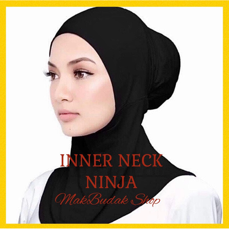 INNER NECK NINJA DAGU ANAK TUDUNG UMRAH BERDAGU INNER TUTUP LEHER ...