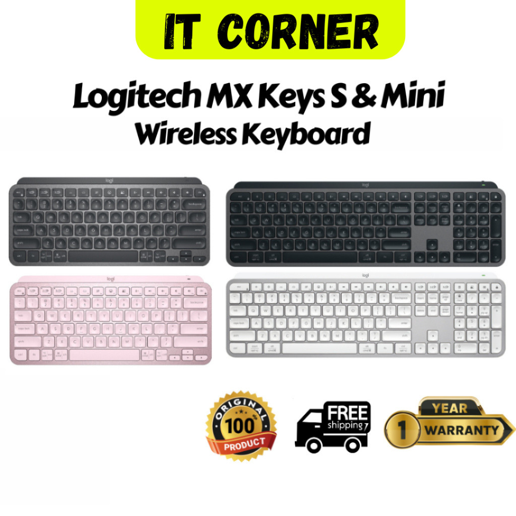 Logitech MX Keys S Wireless Keyboard/ MX Keys Mini | Shopee Malaysia