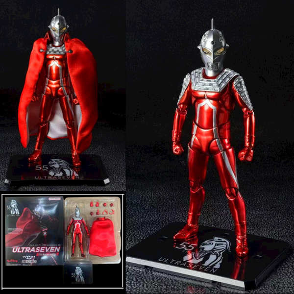 ultraman ultraman ribut Versi tergalvani SHF Ultraman Seven figura ...