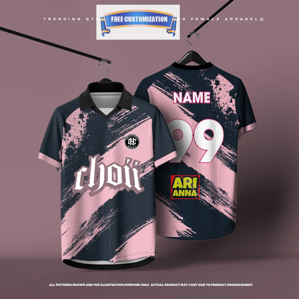 2024 Choi Baju jersey Lelaki Thailand virus custom jersey Ootd collar ...