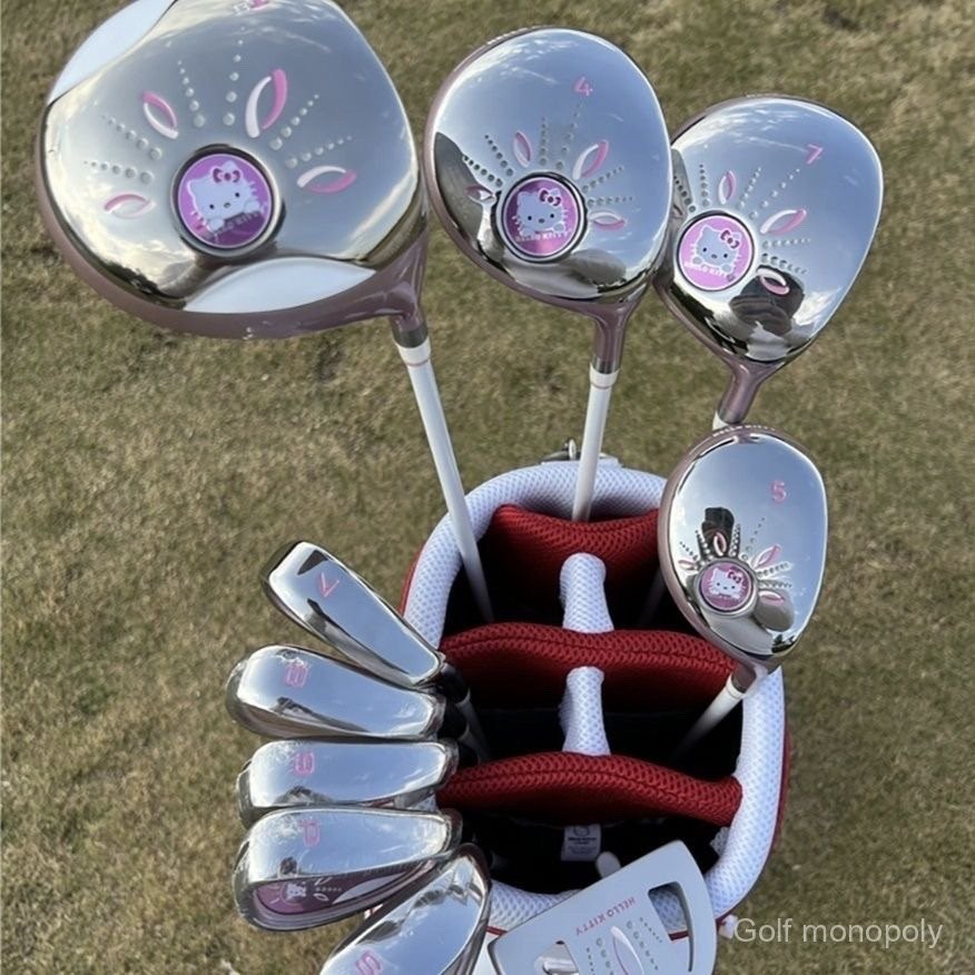 Hello kitty Hello kitty Golf wanita Set karbon material kelab Kelab ...