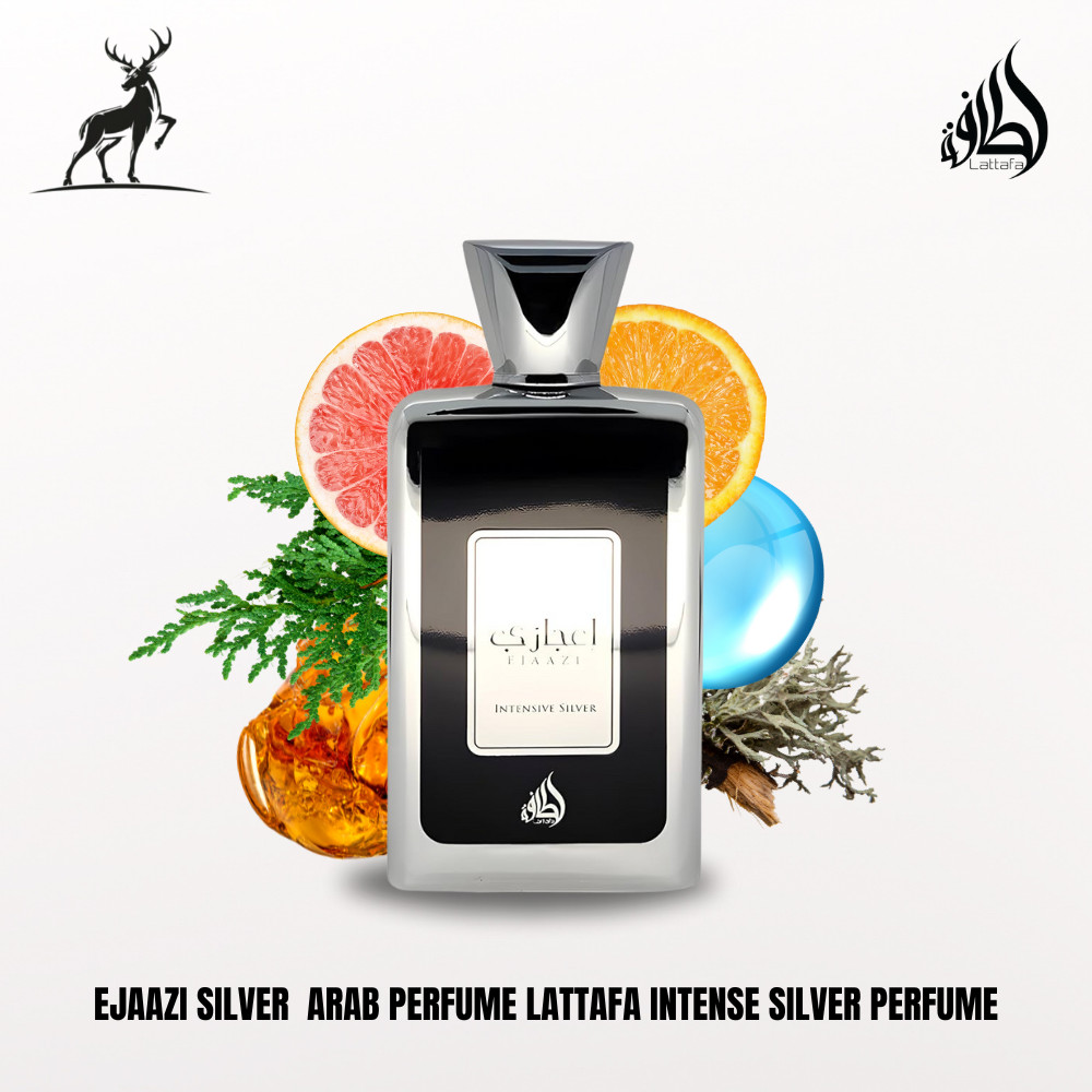 ejaazi Silver arab perfume lattafa intense silver 100 ml edp unisex ...