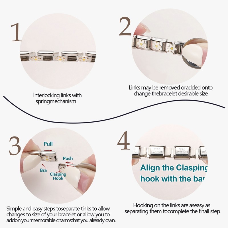 Italian Charm Links For Bracelets Fashion Ocean Series Charm Bracelet ...