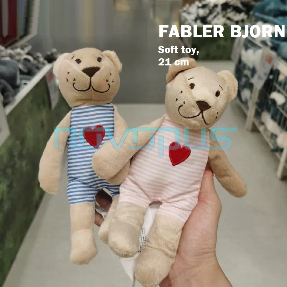 NOVO Super Cute Small Teddy Bear Soft Toy Heart Shape Cloth / Anak ...