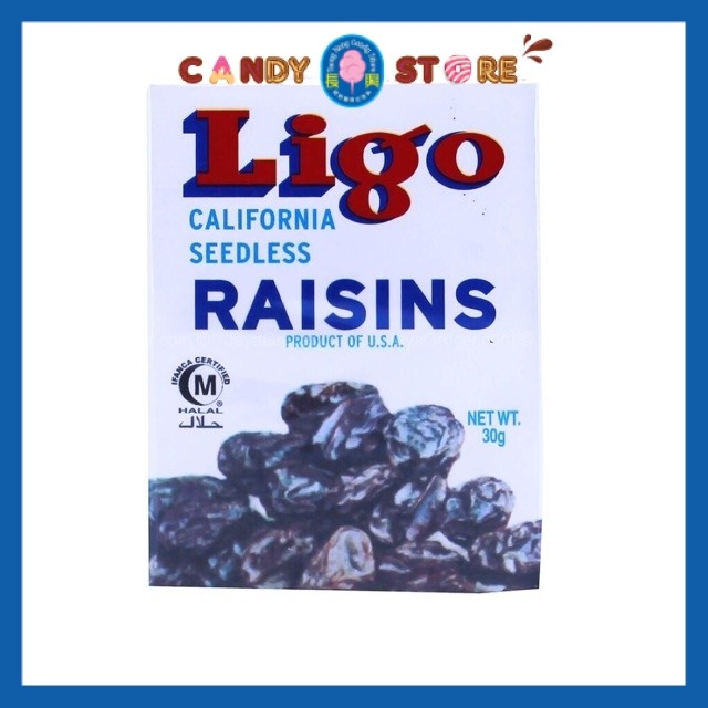 Ligo California Seedless Raisin 1X30gm (Black / Hitam) | Shopee Malaysia