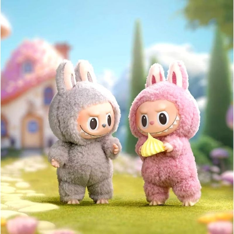 Labubu macaroon vinyl face unofficial doll size 35cm viral bonea labubu ...