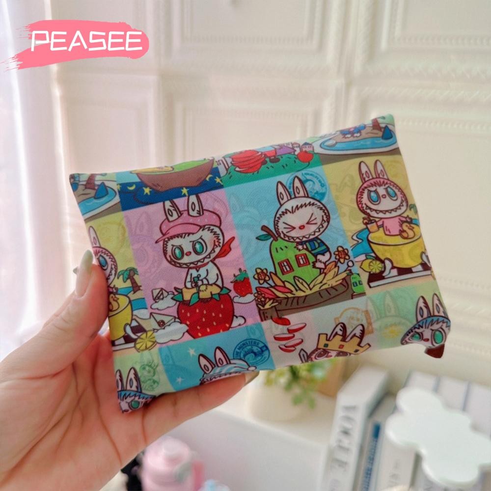 [PEASEE] Pocket Tote, Portable Labubu Foldable Shopping Bag, Heavy ...