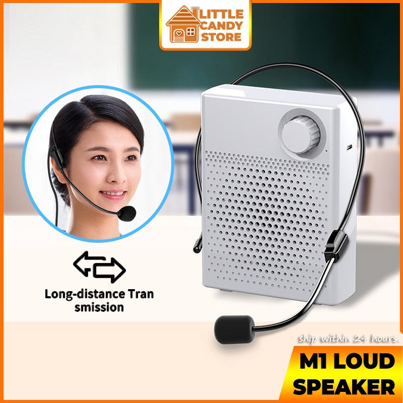 Portable Loud Speaker with Microphone Wireless Universal Teacher Wire ...