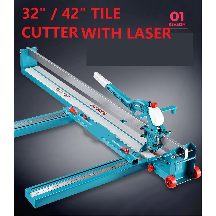 BODA 24" 32" TILE CUTTER WITH LASER PEMOTONG JUBIN 2KAKI 3KAKI 4KAKI ...