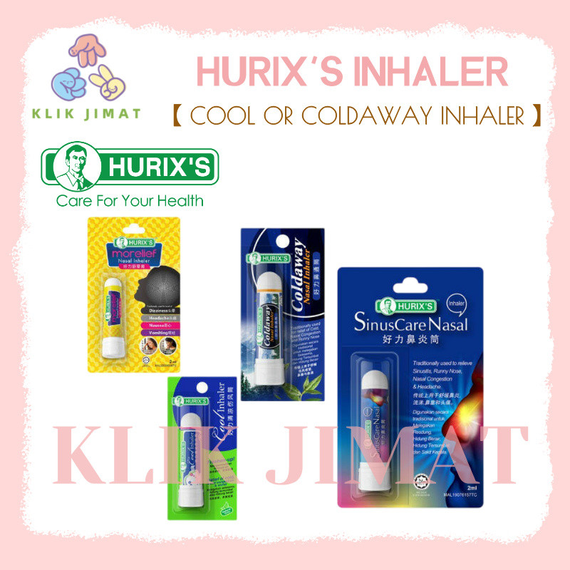 READY STOCK!!!HURIX'S INHALER (COOL OR COLDAWAY INHALER) | Shopee Malaysia