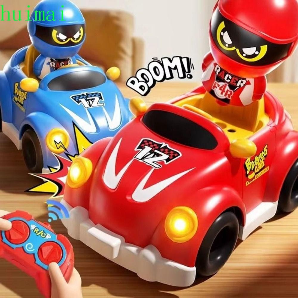 HUIMAI Mini Ejection Bumper Car, Two-player Battles Interactive Remote ...