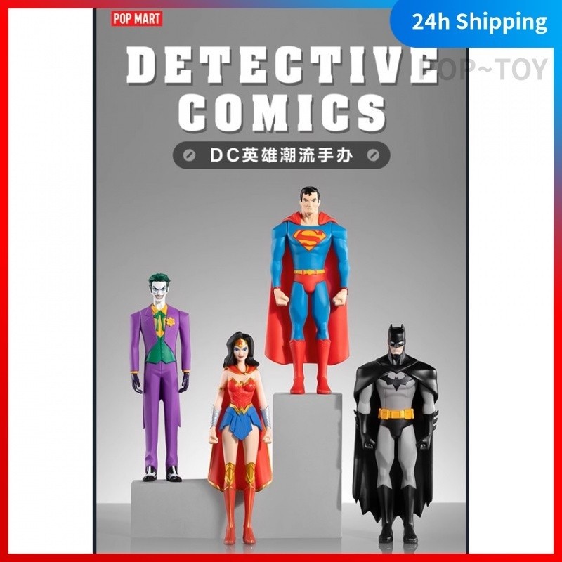 POPMART Detective Comics DC Figures Joker Wonder Woman Superman Batman ...