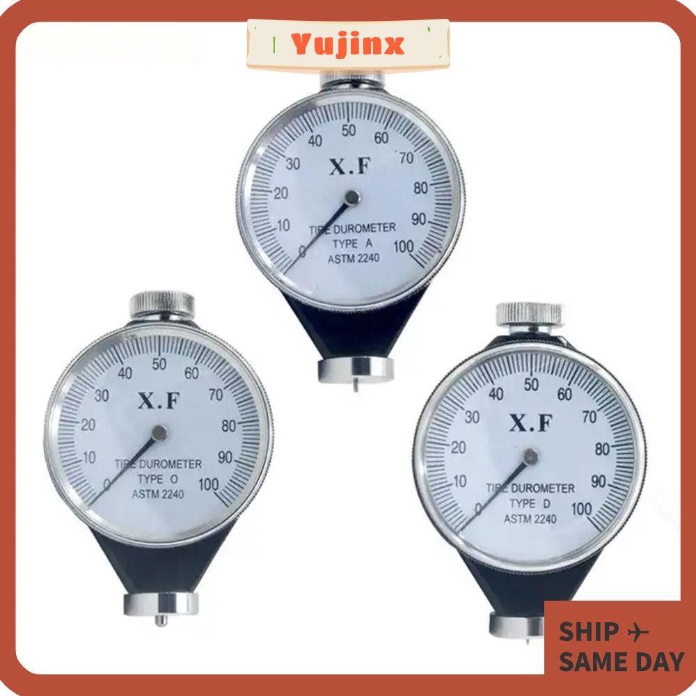 YUJINX Rubber Tire Durometer, Shore Type A/O/D Large LCD Display ...
