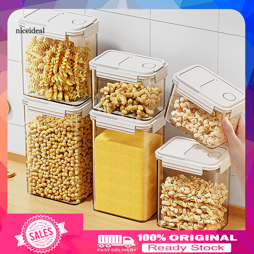 [Nice] Storage Box Stackable Bpa-free Food Storage Container for Grains ...