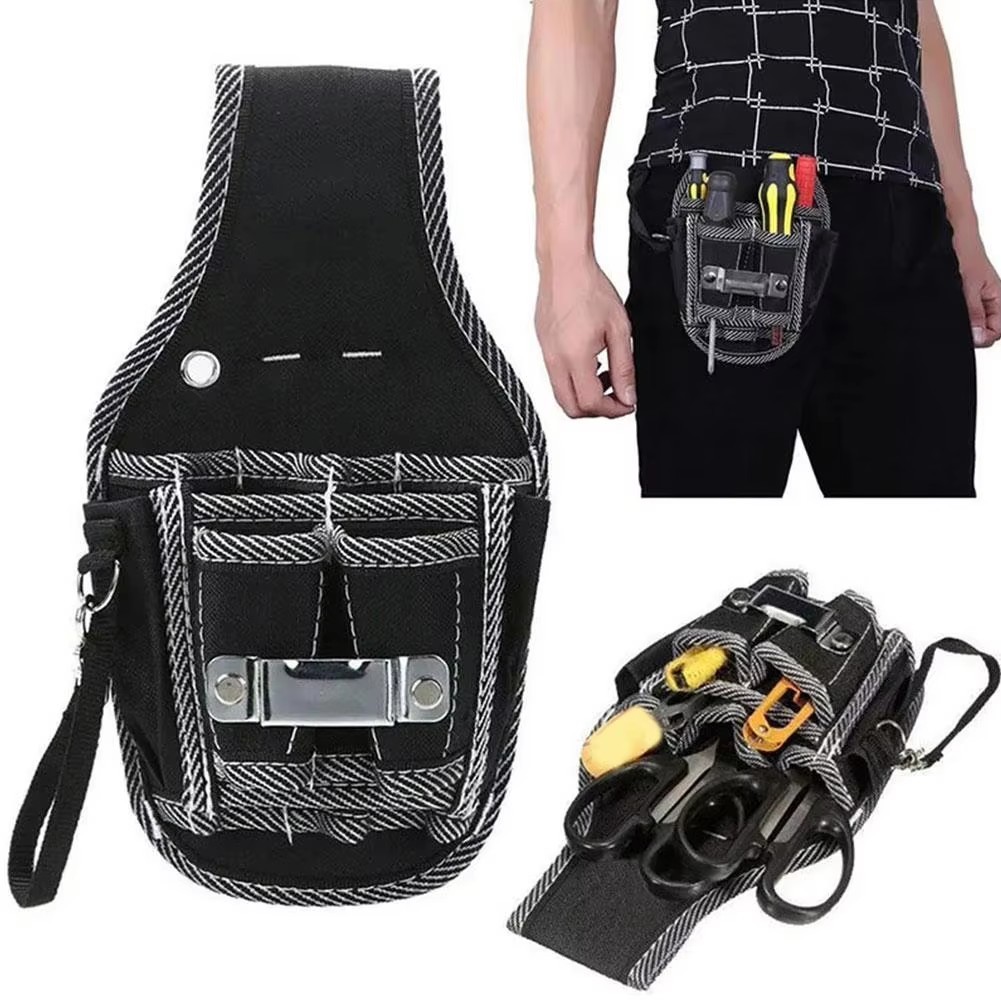 Waist Tool Bag Electrician Tool Beg Waist Pocket Tool Storage Bags ...