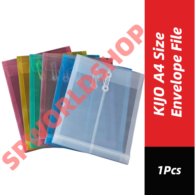KIJO A4 Size Envelope File / Rope Document File / Fail Tali ...