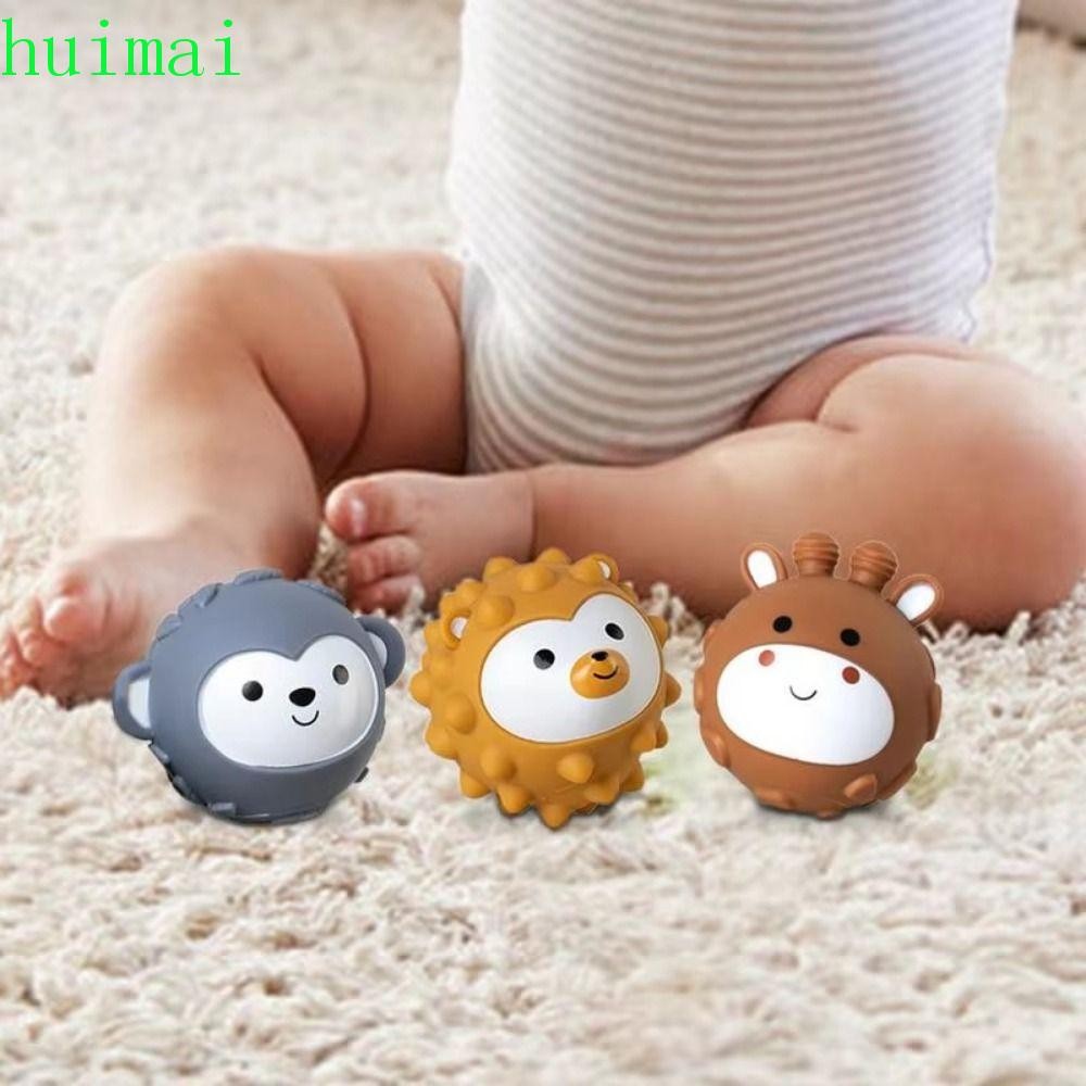HUIMAI Toddler Textured Multi-Sensory Toys, Animal Shapes Sensory ...