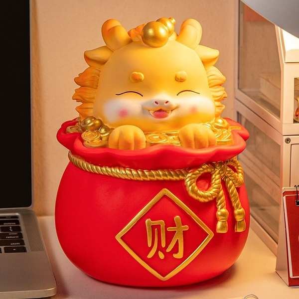tabung duit kertas tabung duit Piggy Bank Tahun Kreatif Baru Naga Piggy ...