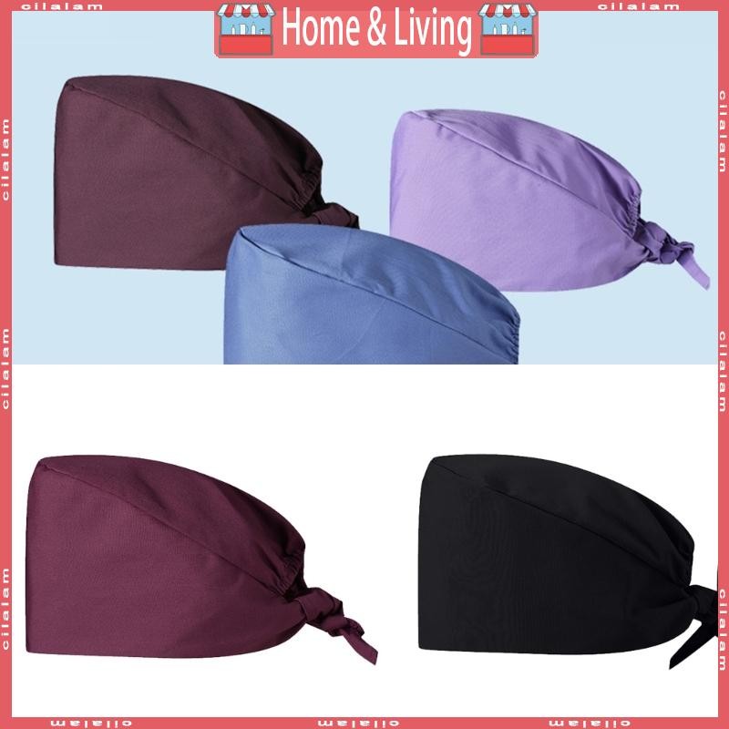 ci Nurse Hat Hospital Doctor Surgical Hat Adjustable Laboratory Plain ...