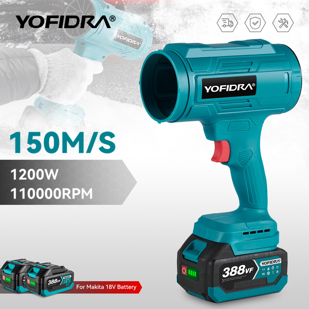 YOFIDRA C1s Electric Blower Turbo Jet Fan Violent Air Gun Handheld Snow ...