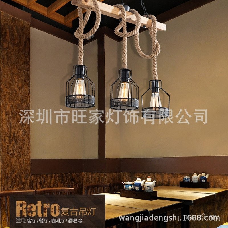 Gaya industri retro bar kafe restoran kreativiti keperibadian kedai ...