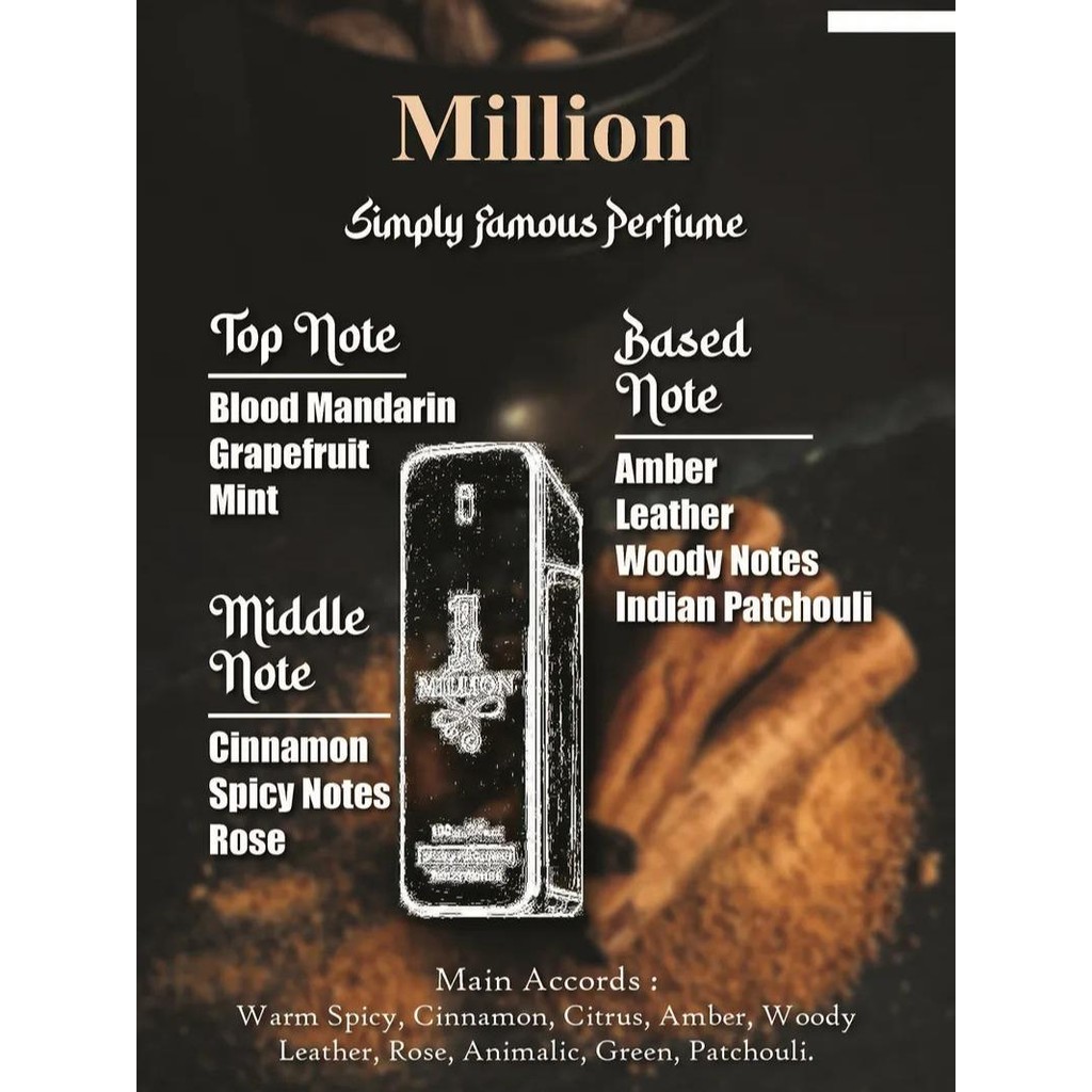 MILLION SIMPLY FAMOUS PERFUME FOR MAN BOY GIFT SET FOR HIM ( EDP ...