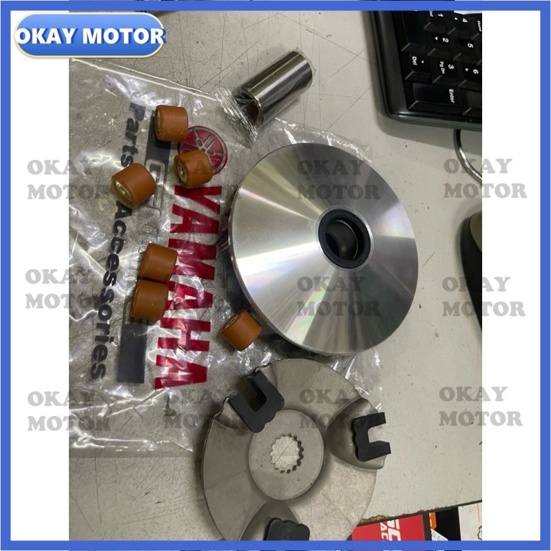 FRONT PULLEY PULLY SET WITH ROLLER AND BUSH YAMAHA EGO EGOS EGO S NOUVO S NOUVOS | Shopee Malaysia