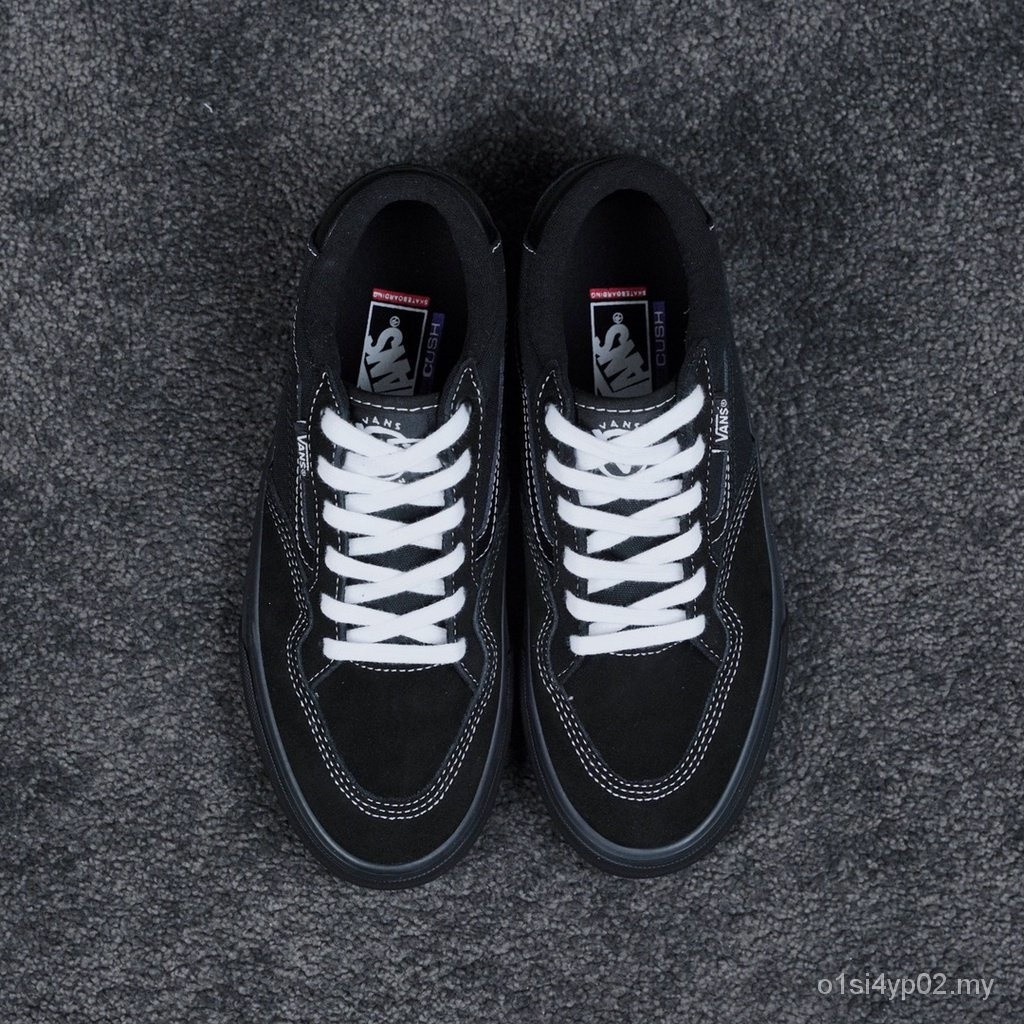 OBVX Vans Skate Rowan Pro Black Knight Gray raw rubber mechanical style ...