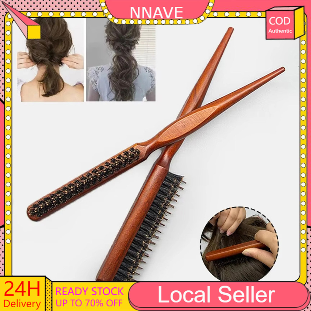 Three Rows Fluffy Hair Beating Comb Bristle Comb Styling Curly Hair ...